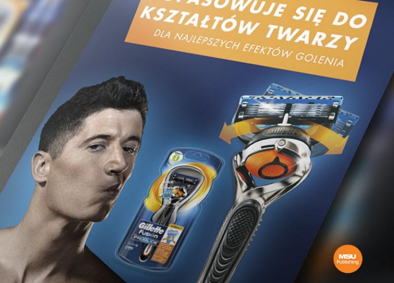 Gillette with Robert Lewandowski | msupublishing.pl